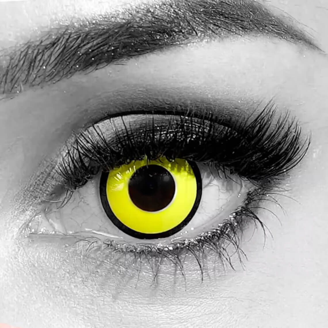 Black Eye Contacts Sclera