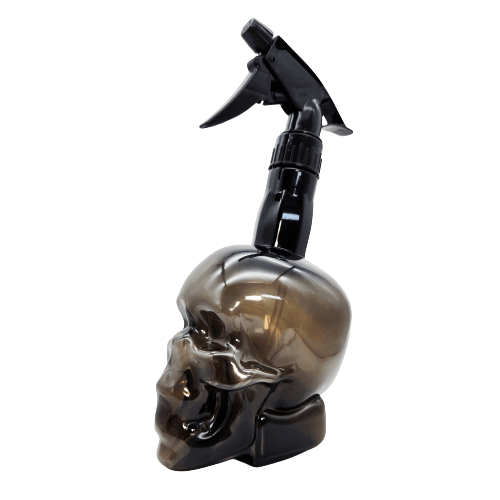 Full Size Adjustable Skull Spray Bottle - Black - Gothika.com